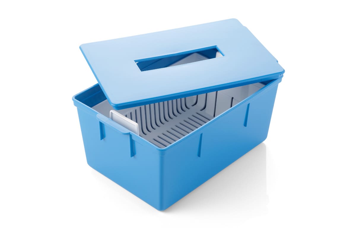 Tank with strainer and vented lid, 3 litre DSSV2711 - Warwick SASCo Ltd.