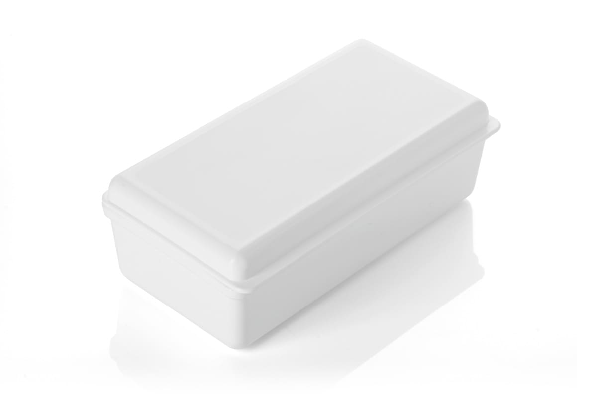 Box with strainer and hinged lid, 1 litre DSSW1000 - Warwick SASCo Ltd.